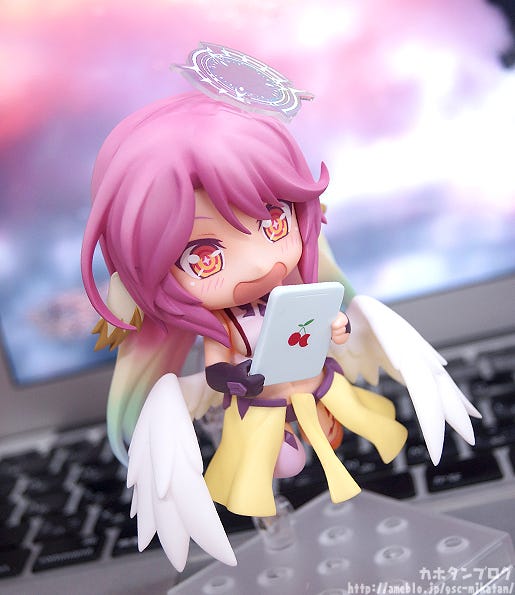 Shiro and Nendoroid Jibril colored! by NoGameNoLifeFans on DeviantArt